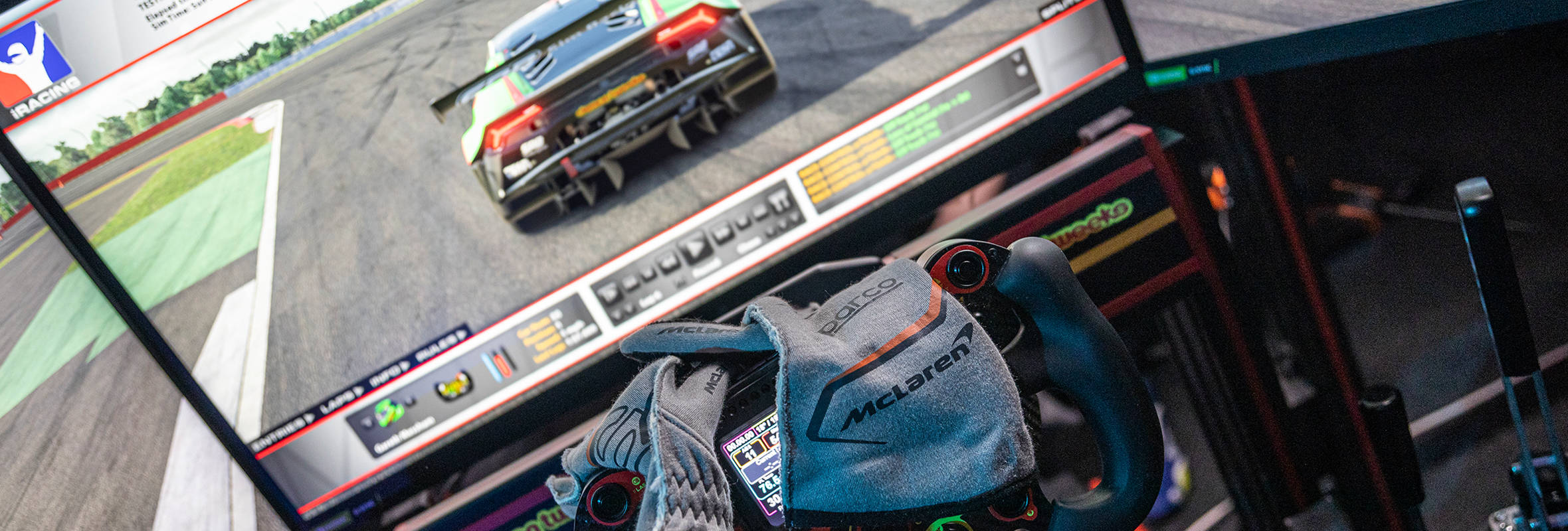 Sim Racing Sign Up Page