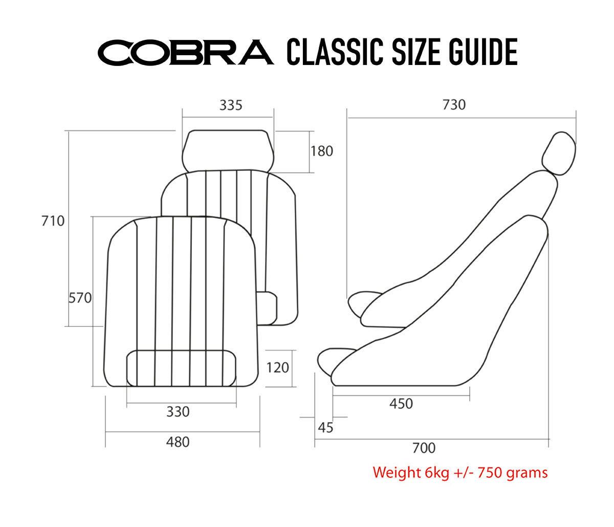 Buy Cobra Classic Style Seat | Demon Tweeks