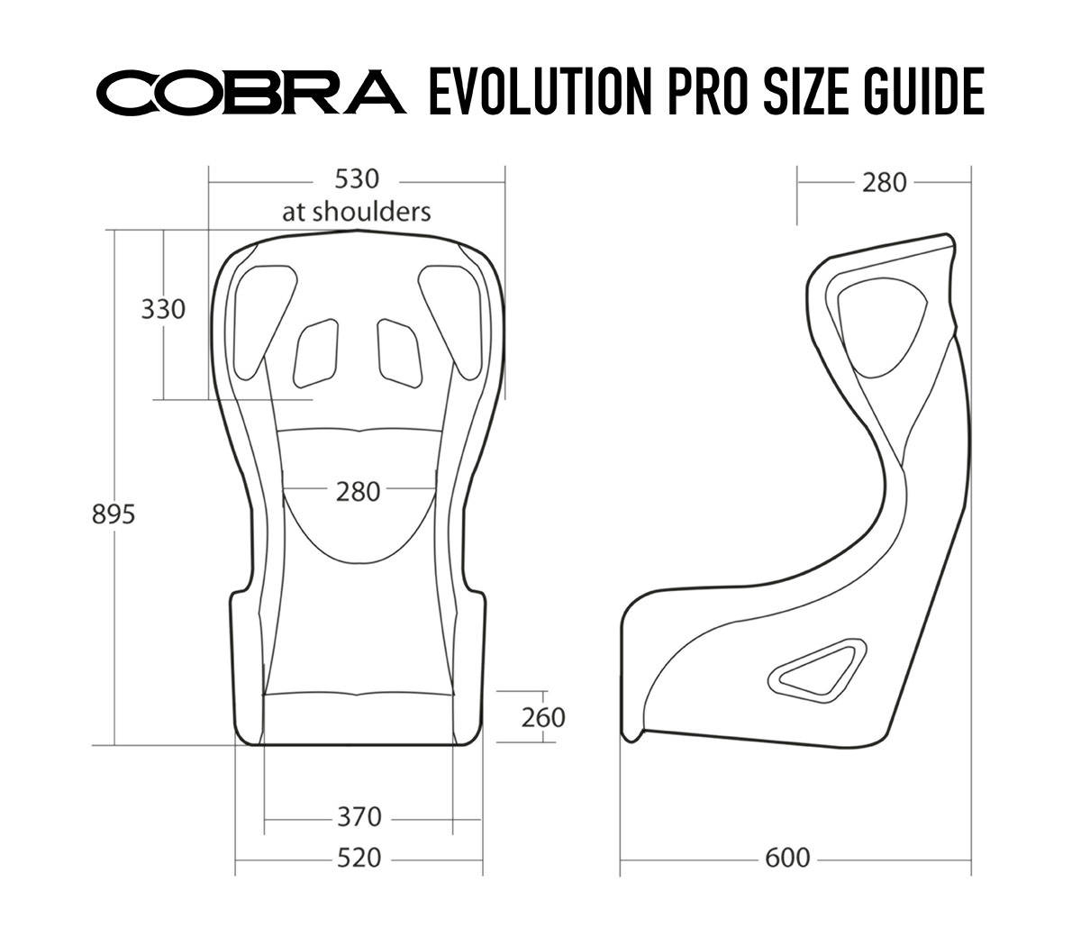 Buy Cobra Evolution Pro-Fit Fibreglass Seat | Demon Tweeks