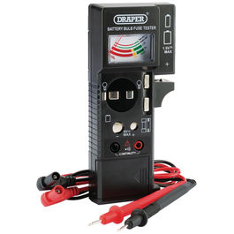 Buy Draper Battery, Bulb, Fuse And Continuity Tester - 90478 | Demon Tweeks