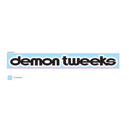 Buy Demon Tweeks Sticker Black / White 300mm x 35mm - DTSMALLBLACK ...