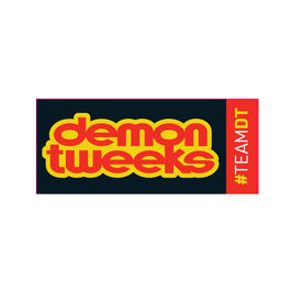 Buy Demon Tweeks Team DT Red / Yellow Kart Nose Cone Sticker - DTKNCTDT ...