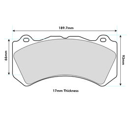 Buy EBC Brakes SR21 Sintered Brake Pads - DP81983.19SR21 | Demon Tweeks