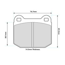 Buy Mintex MRM1805 Brake Pads To Fit AP Racing CP5111 / OE Calipers ...