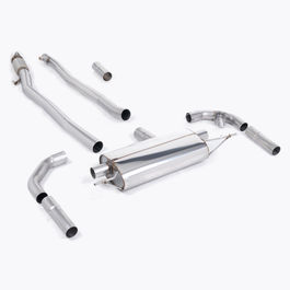 Buy Milltek Non-Resonated 3" Cat Back Exhaust System - Valved with Back ...
