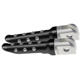 Buy Oberon Front Studded Footpegs - FPS-0004BLK | Demon Tweeks