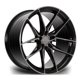 Buy Riviera RF107 Alloy Wheels In Black Polished Dark Tint Set Of 4 ...