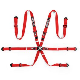 Buy Sparco Competition H-2 PD Steel 6 Point Harness | Demon Tweeks