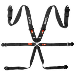Buy Sparco Competition H-3 Steel 6 Point harness | Demon Tweeks