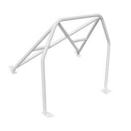 Buy SW Motorsports Club Sport Bolt In Half Roll Cage - SW-HC-0080-WHITE ...
