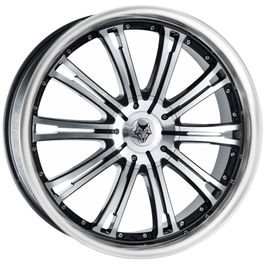 Buy Wolfrace Explorer Vermont Alloy Wheels in Black/Polished/Polished ...