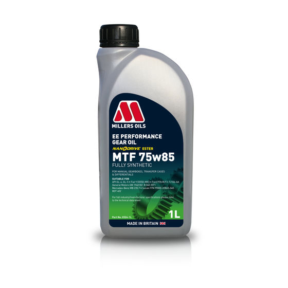 Millers Oils EE Performance MTF 75W85 Synthetic Gear Oil